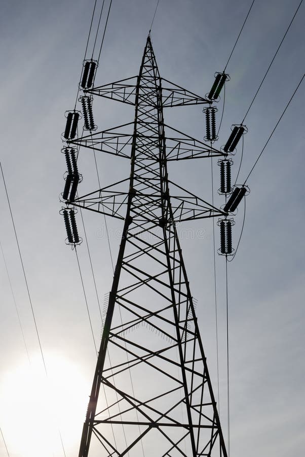 High Voltage Line stock photo. Image of power, cables - 18543096