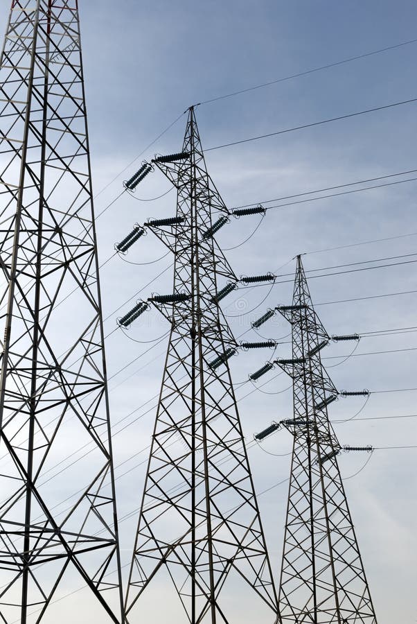 High Voltage Line stock image. Image of frame, plant - 18543167