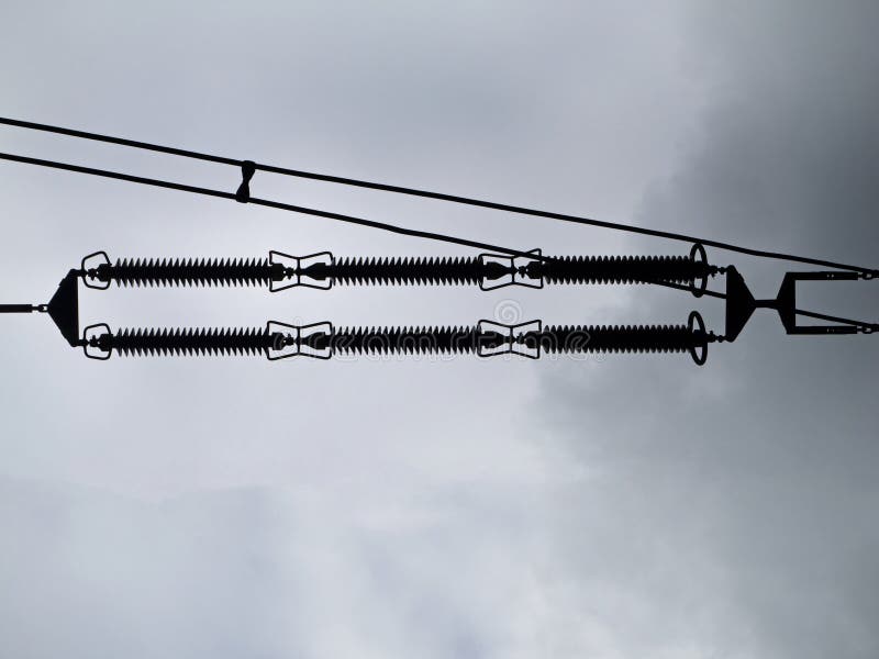 High Voltage Network Isolator Stock Image - Image of industry, cable ...