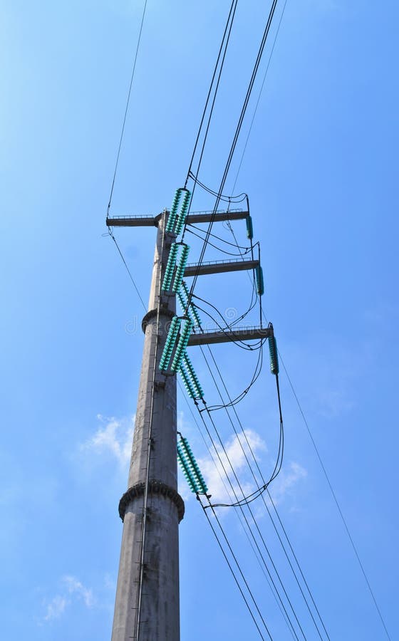 High-voltage pole stock image. Image of pole, electric - 20288111