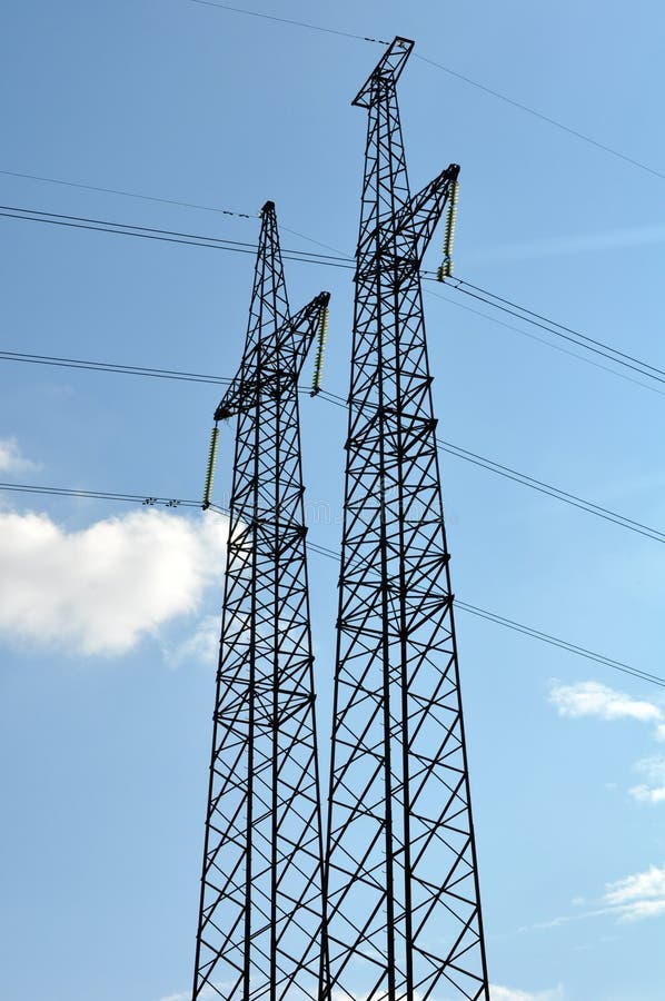 High-voltage pole stock photo. Image of pole, bring, mast - 22270488