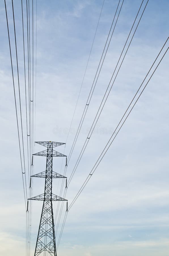 High voltage pole stock image. Image of energetic, powerful - 34114101