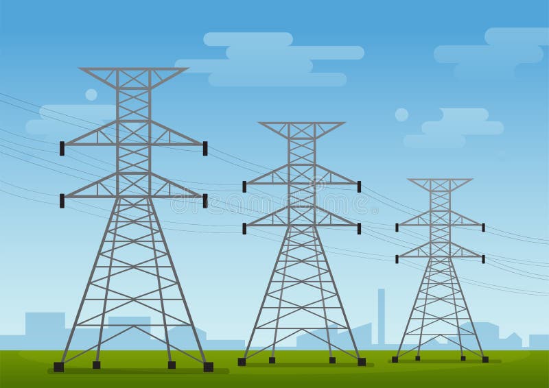 Pole Powerline Stock Illustrations – 516 Pole Powerline Stock ...