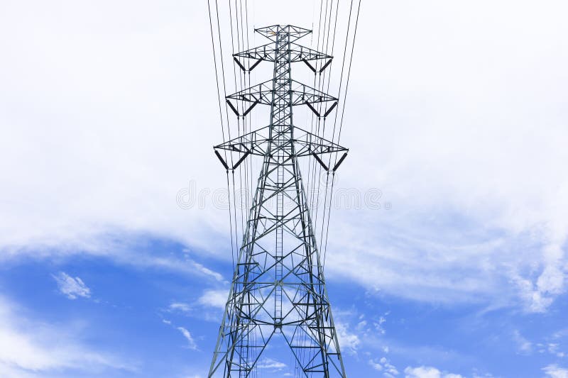 High Voltage Pole Electrical Transmitters, Clean Energy, are the Basic ...