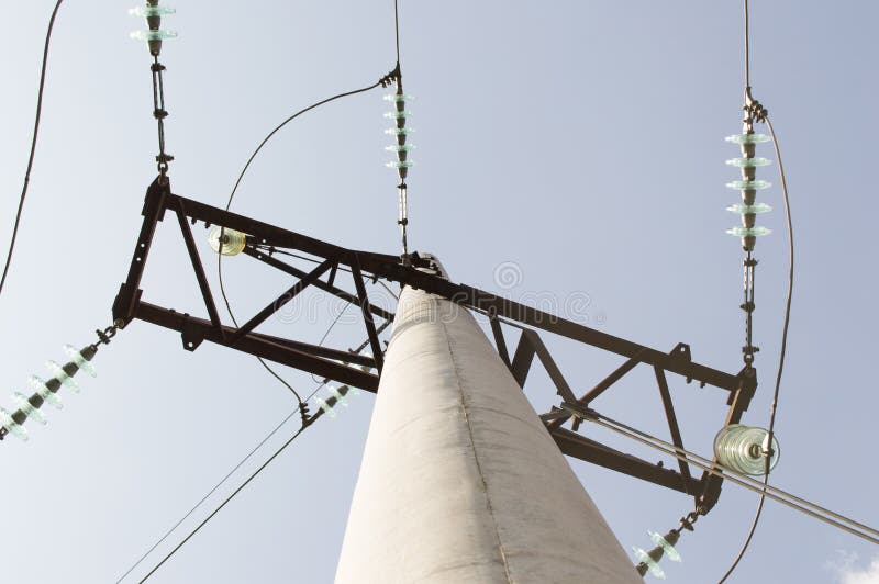 High voltage pole stock photo. Image of industry, iron - 32905654