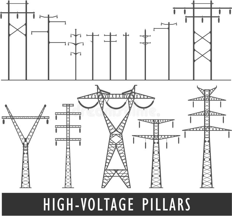 High Voltage Power Lines Diagram