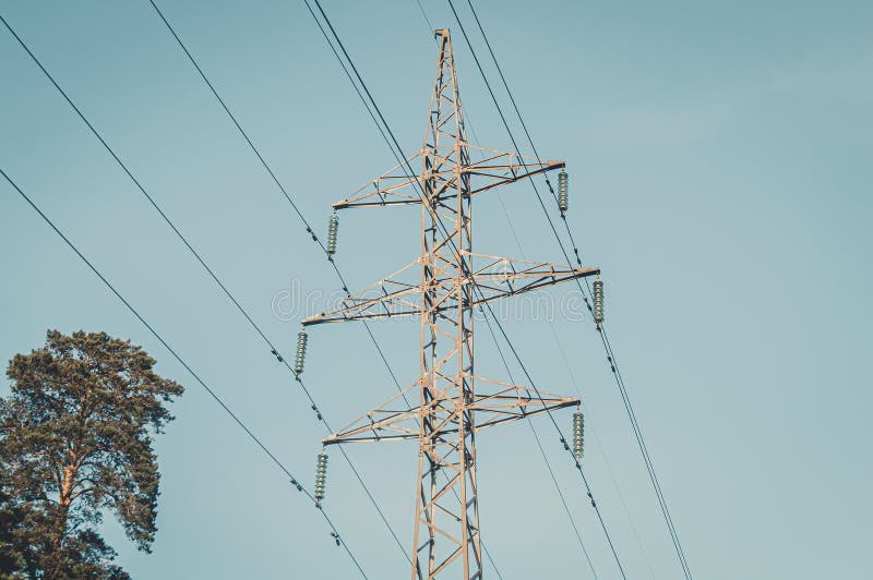 High-voltage Power Line Support. Providing Cities with Electricity ...