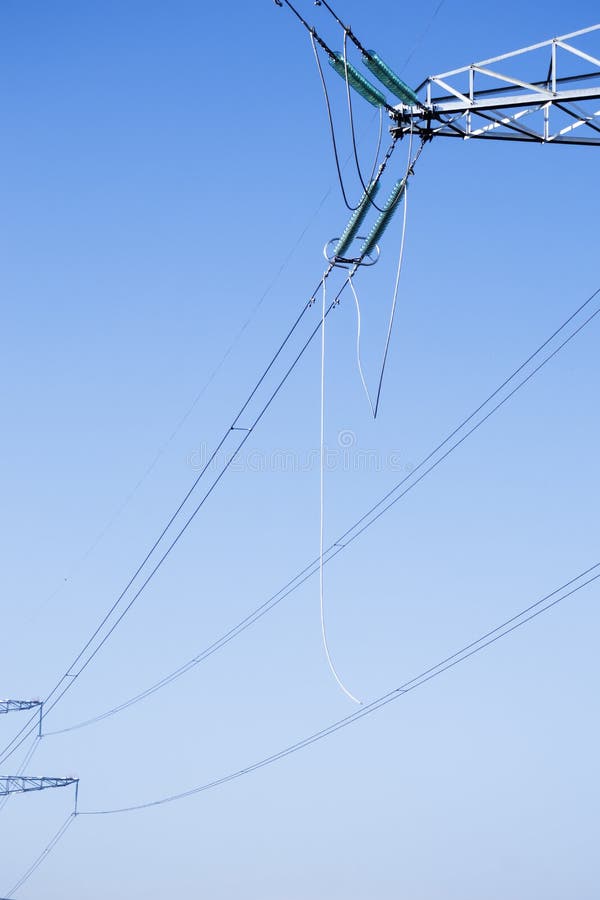 High-voltage Transmission Lines, Accident, Breakage, Wire Breakage ...