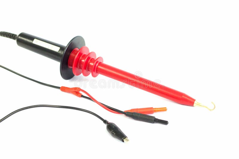 High Voltage Probe Equipment. Stock Image - Image of digital, object ...