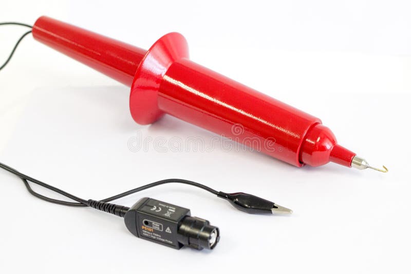 High Voltage Probe Equipment. Stock Image - Image of range, measure ...