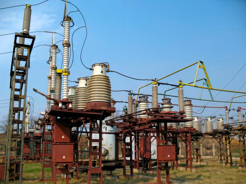 High-Voltage Separator 110 KV - Soviet-Era Substation Part, Generative ...