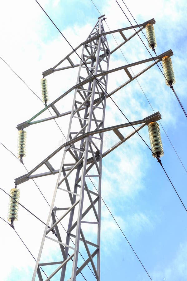 Electricity, Support, Voltage, Energy, Power, High, Line, Wire, Stock ...
