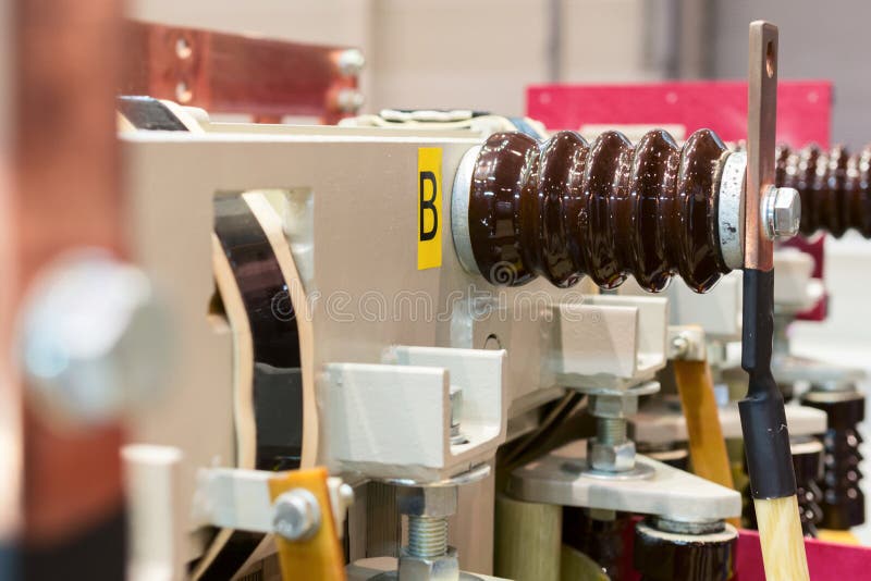The High-voltage Switch, Element of the Cell Stock Photo - Image of ...