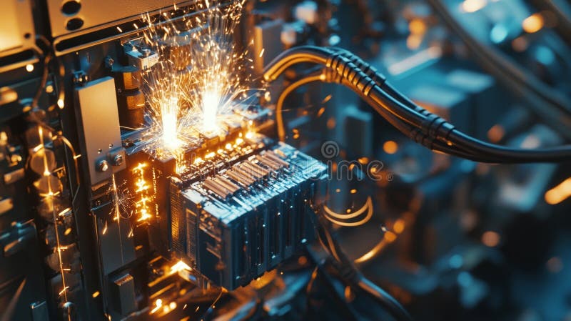 Industrial Power Conversion System Stock Illustrations – 276 Industrial ...