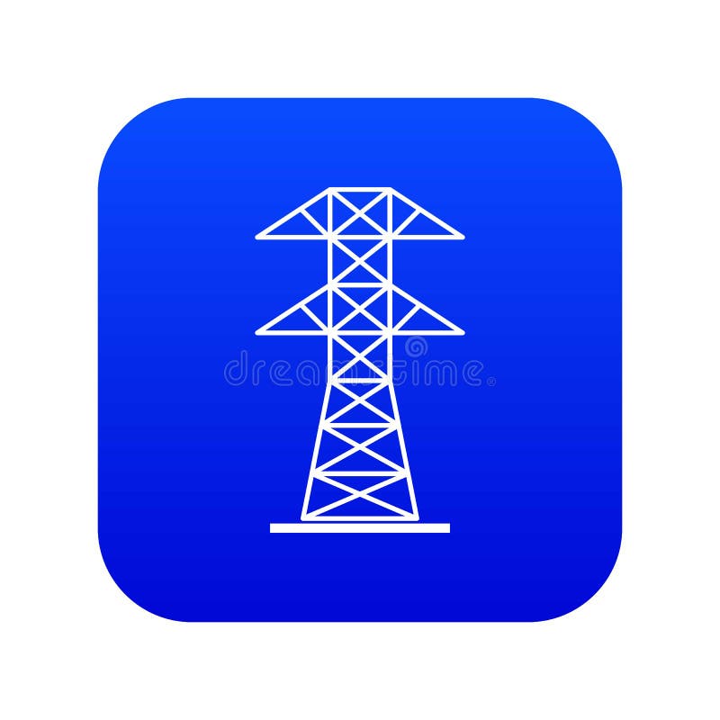 High Voltage Powerline Tower Stock Illustrations – 554 High Voltage ...