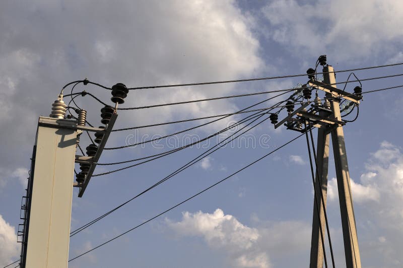 Junction Box for Power Supply Air Condition Stock Photo - Image of ...