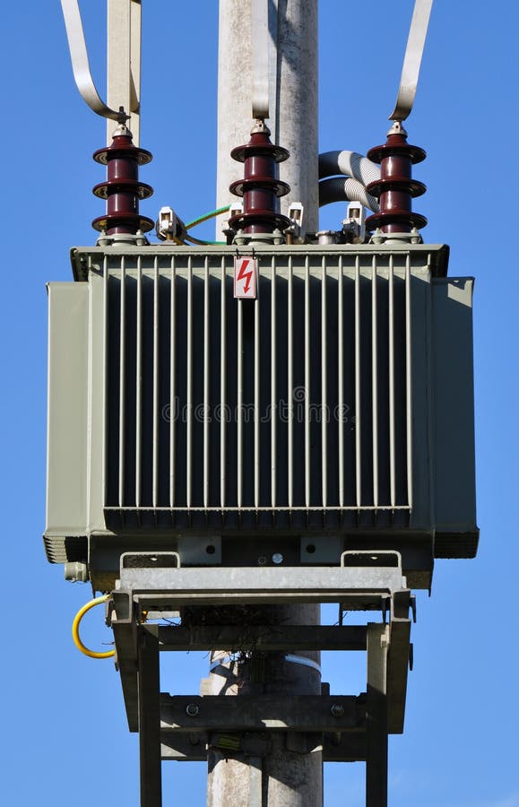 High voltage transformer stock image. Image of danger - 38204627