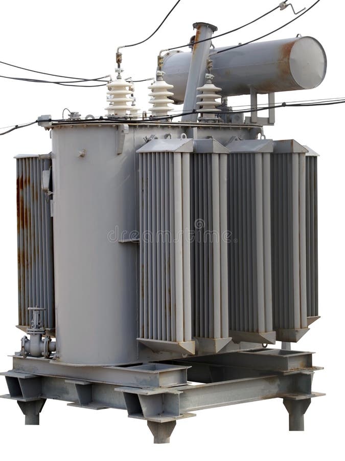 High Voltage Transformer Post Stock Photo - Image of wire, transformers ...