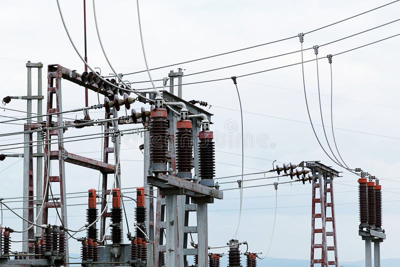 High voltage transformer stock photo. Image of generation - 39695802