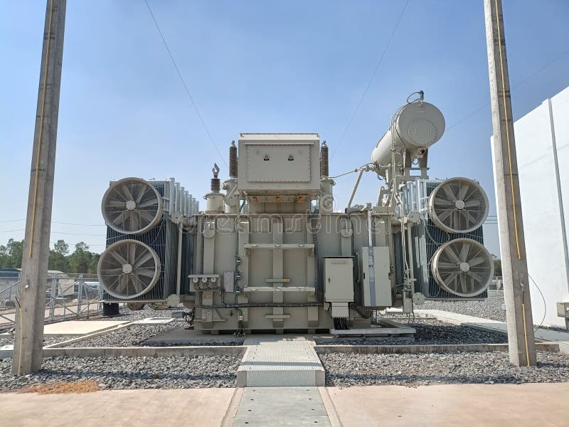 High voltage transformer stock photo. Image of electricity - 305991676