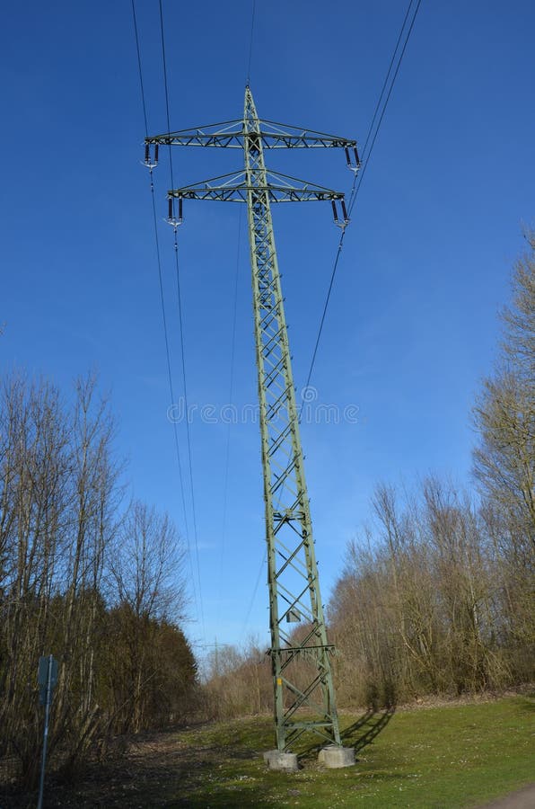 High Voltage Transmission Line Stock Photo - Image of voltage, electric ...