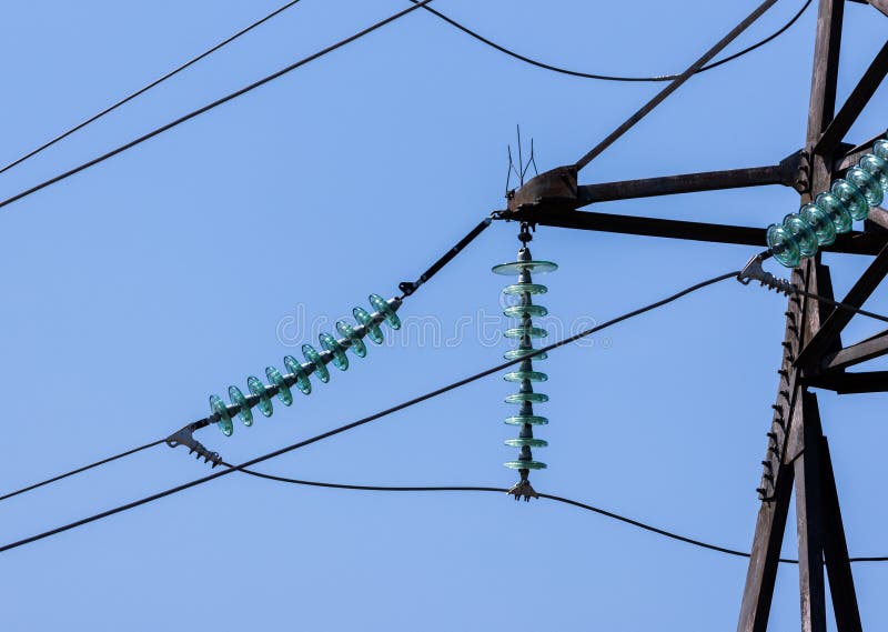 High Voltage Transmission Substation Components: Insulators and ...