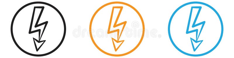 High Voltage Vector Logo Set Collection for Web App Ui Stock ...
