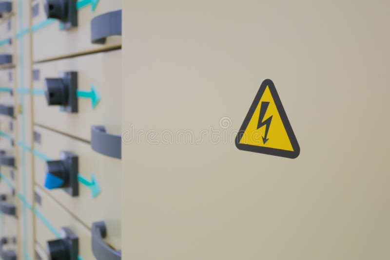 High voltage warning sign stock photo. Image of substation - 86324890