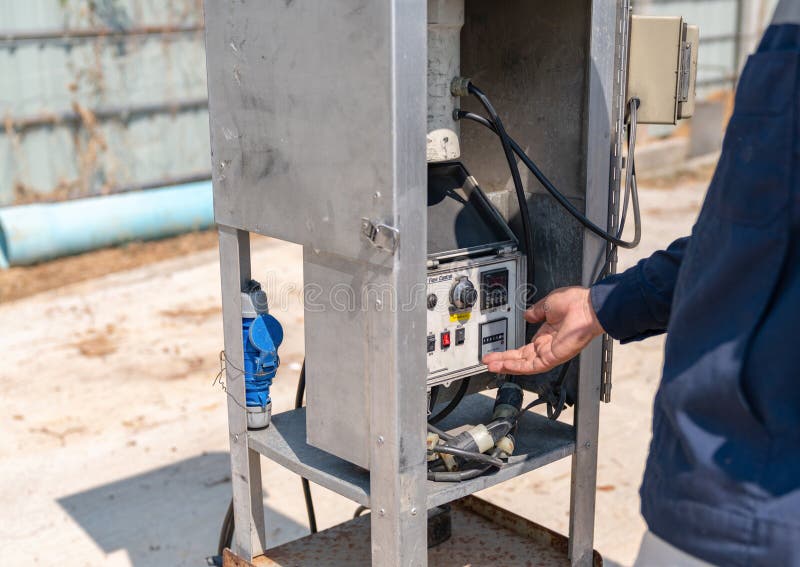 High Volume Air Sampler for Respirable Dust Sampling Stock Image ...