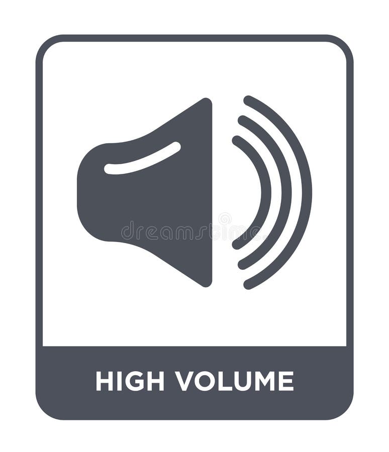 High Icon in Trendy Design Style. High Icon Isolated on White ...