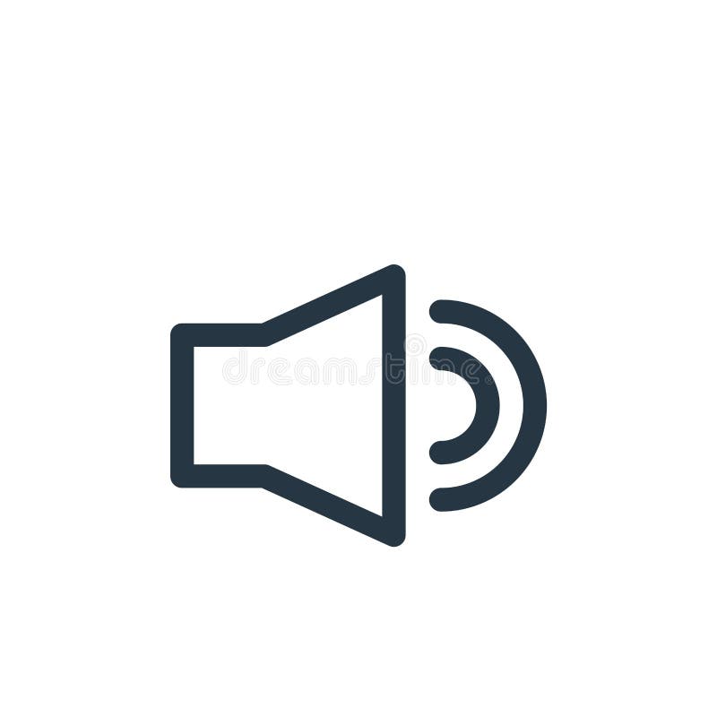 High Volume Icon Vector from Basic Ui Concept. Thin Line Illustration ...