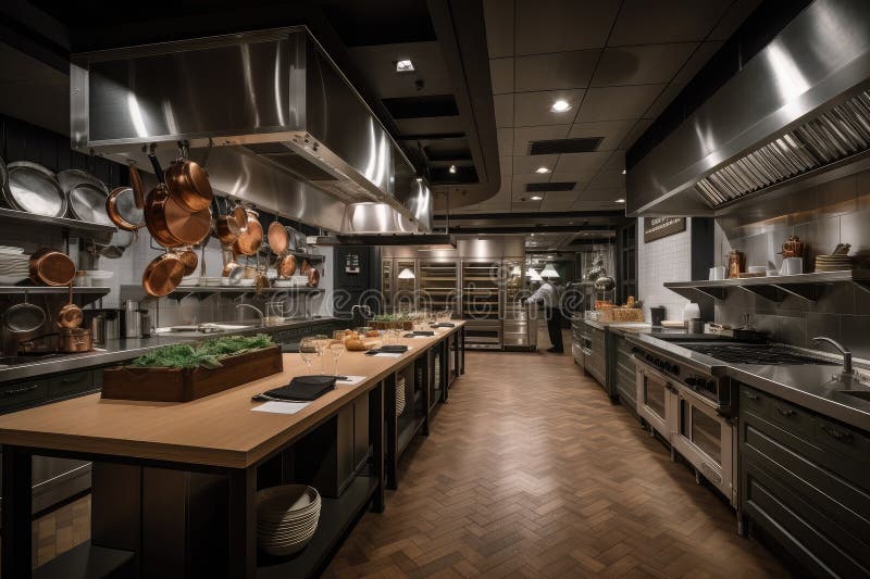 High-volume Kitchen with Diverse Culinary Offerings, Including Fresh ...