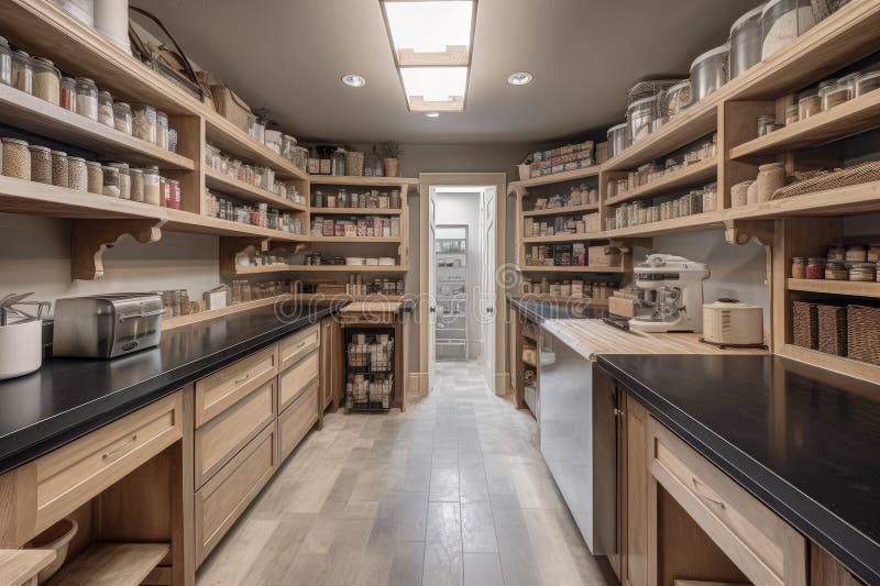 High-volume Kitchen with Fully Stocked Pantry, Visible Inventory, and ...