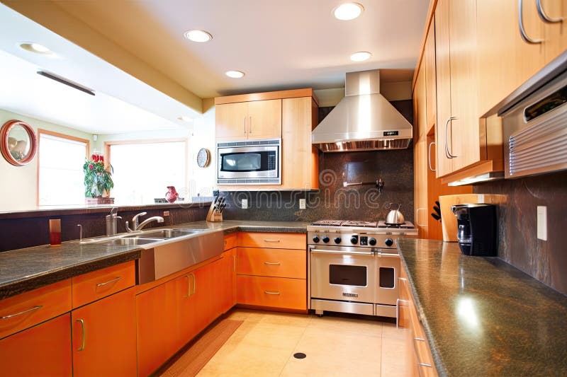 High-volume Kitchen with Range, Oven, and Fryer All in Close Proximity ...