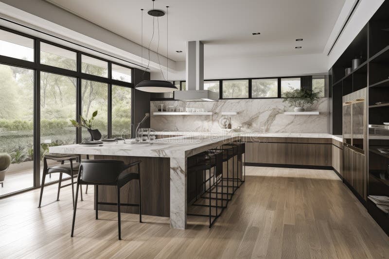 High-volume Kitchen with Streamlined Workflow, Featuring One-stop ...