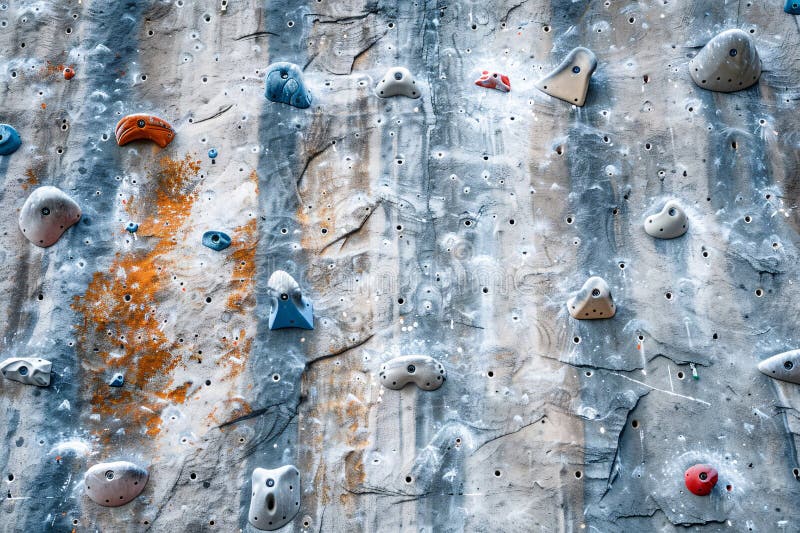 High Wall for Climbing and Bouldering Background Stock Illustration ...
