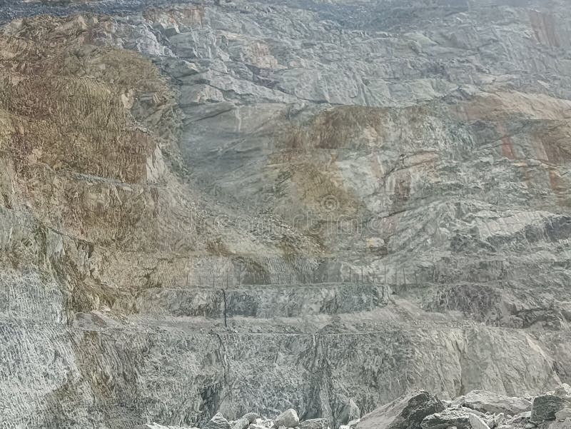High wall at mining stock photo. Image of wall, high - 301528168