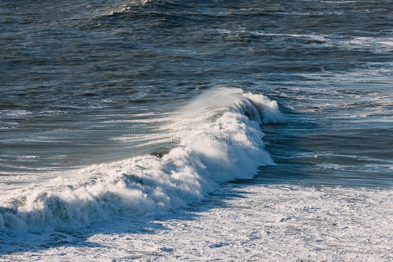 High Wave on the Pacific Coast Stock Photo - Image of wave, nautical ...