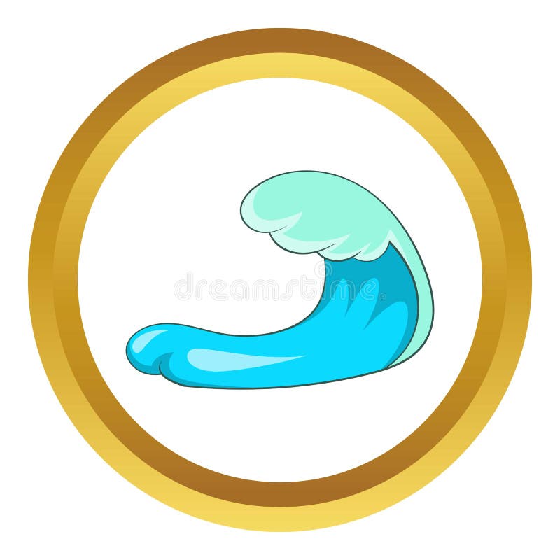 High Sea Wave Icon, Cartoon Style Stock Vector - Illustration of fresh ...