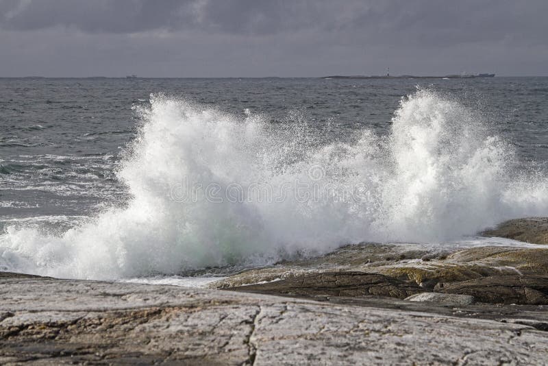 High waves stock photo. Image of landscape, troughs - 163494956