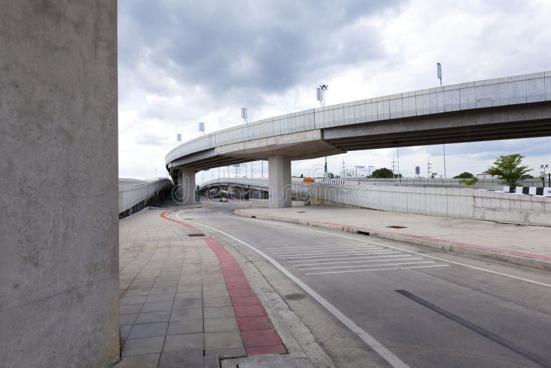 High way bridge stock image. Image of angle, city, multiple - 100783643