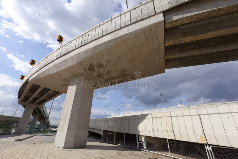 High way bridge stock image. Image of leaving, architecture - 100783537