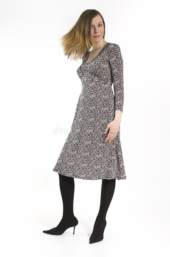 High Woman, White Background Stock Photo - Image of portrait, human ...