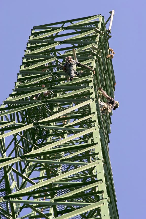 High worker closeup stock image. Image of blue, equipment - 2714739