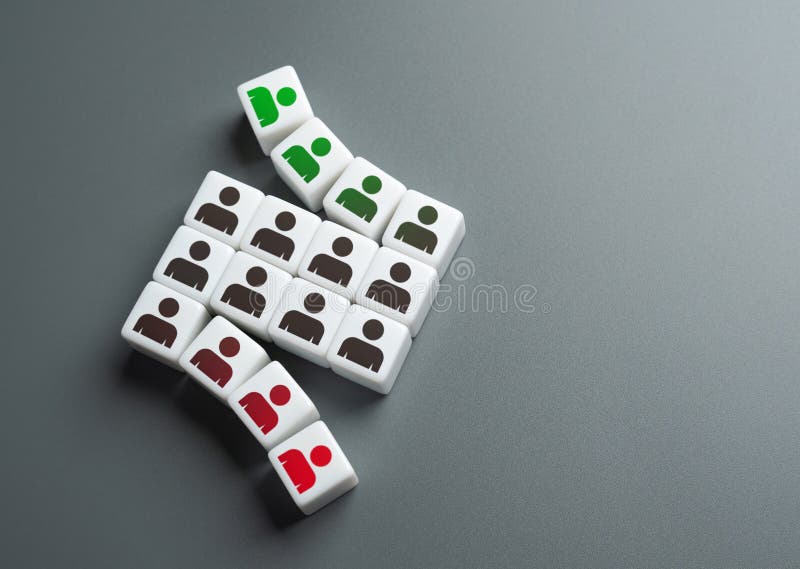 High Worker Turnover. Queue for Reception Stock Image - Image of ...