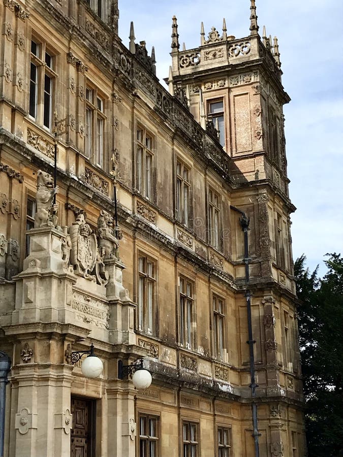 Highclare Castle facade stock photo. Image of bench - 138016378