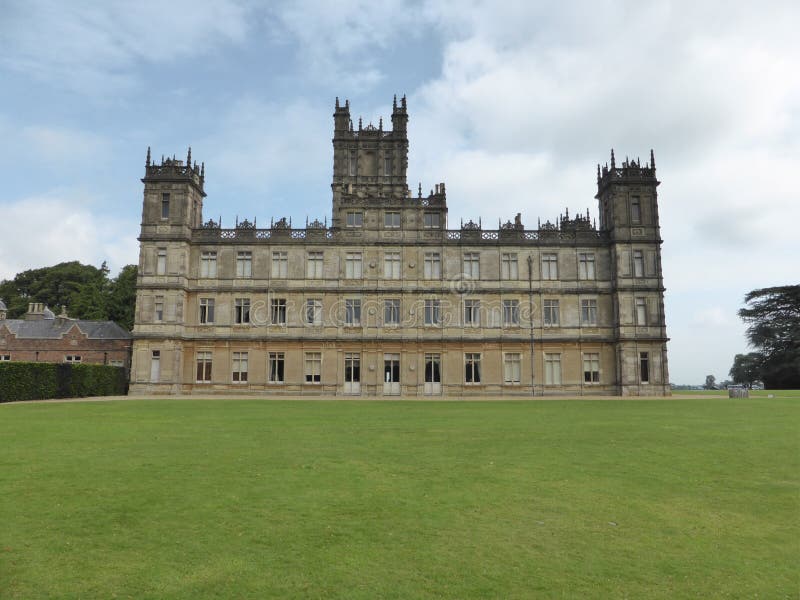 Highclere Castle in the Sun Stock Photo - Image of capability, castle ...