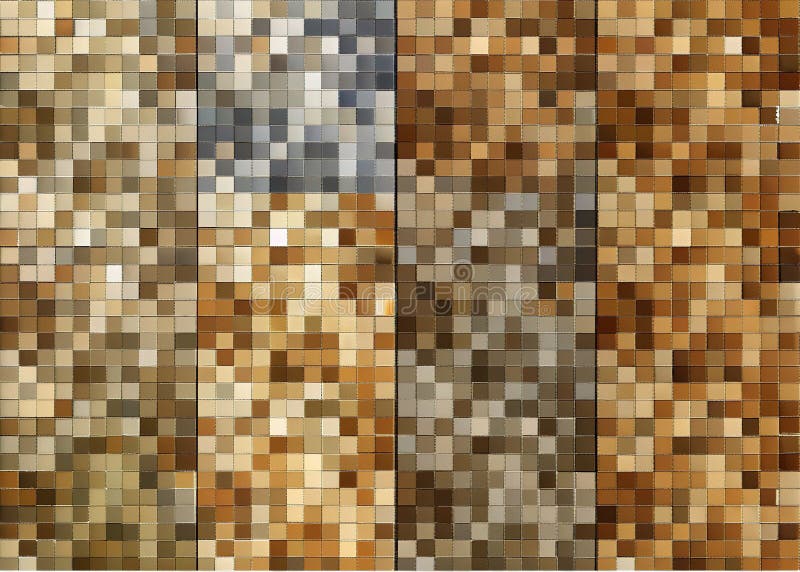 HighDetail Pixelated Dirt Textures Beige Monochrome and Geometric ...
