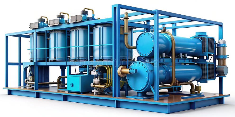 HighEfficiency Industrial Refrigeration Compressor Unit Powering ...
