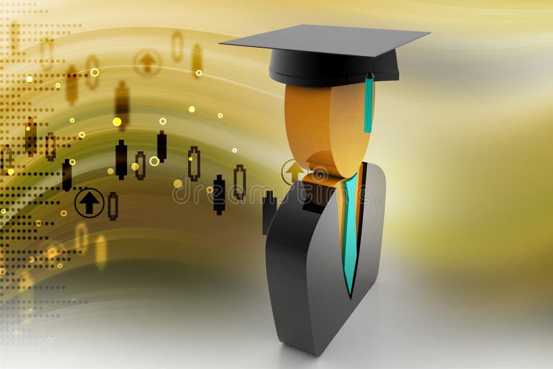 Higher education concept stock illustration. Illustration of close ...